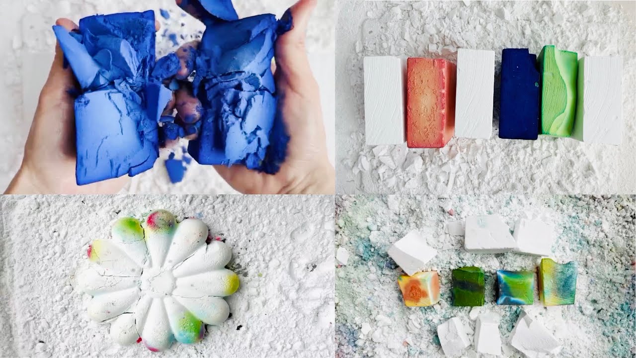 Soft Fluffy Deep Dyed Perfect GymChalk With Reform @bluedaisy_creative ⁠ ⁠Crush Compilation Asmr ...