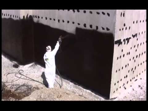 SUPERPRO Instant Set Waterproofing & Dimpled Membrane - YouTube