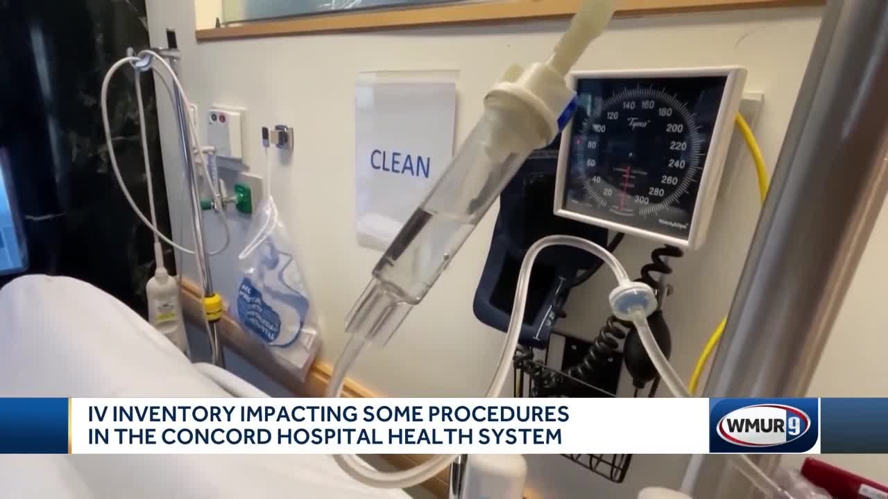 IV inventory impacting some procedures in Concord Hospital Health ...