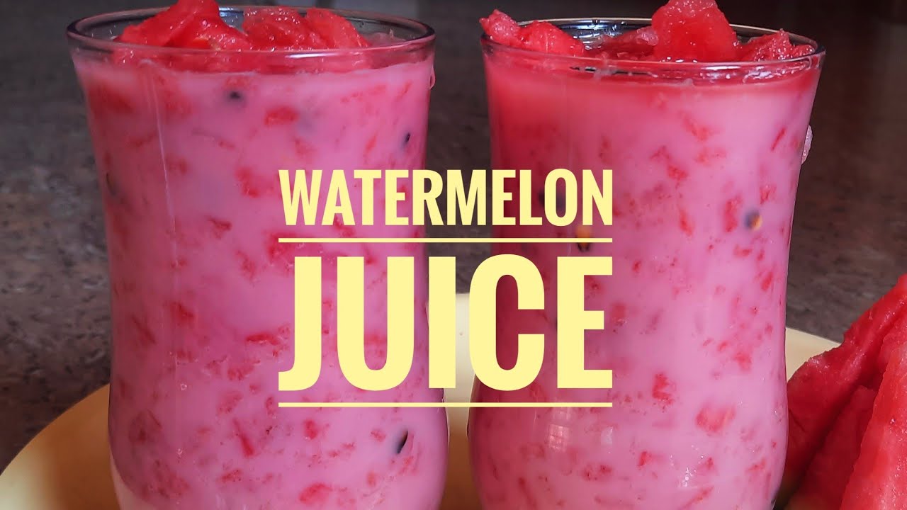 Watermelon Juice /Vathakka vellam/Watermelon Drink/Summer Refreshing ...