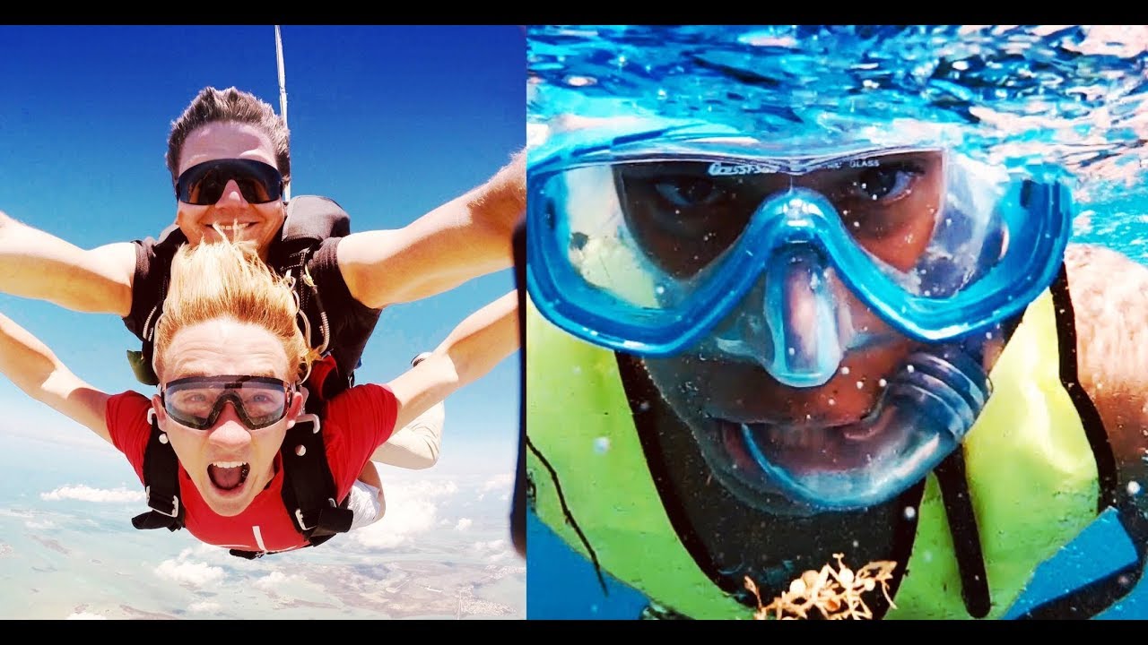 CHASING SHARKS 😳& SKYDIVING 😎in the FLORIDA KEYS ☀️(BUCKET LIST) - YouTube