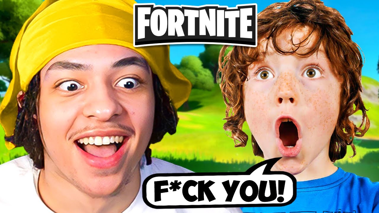 Fabss HILARIOUSLY Trolls Kids On FORTNITE - YouTube