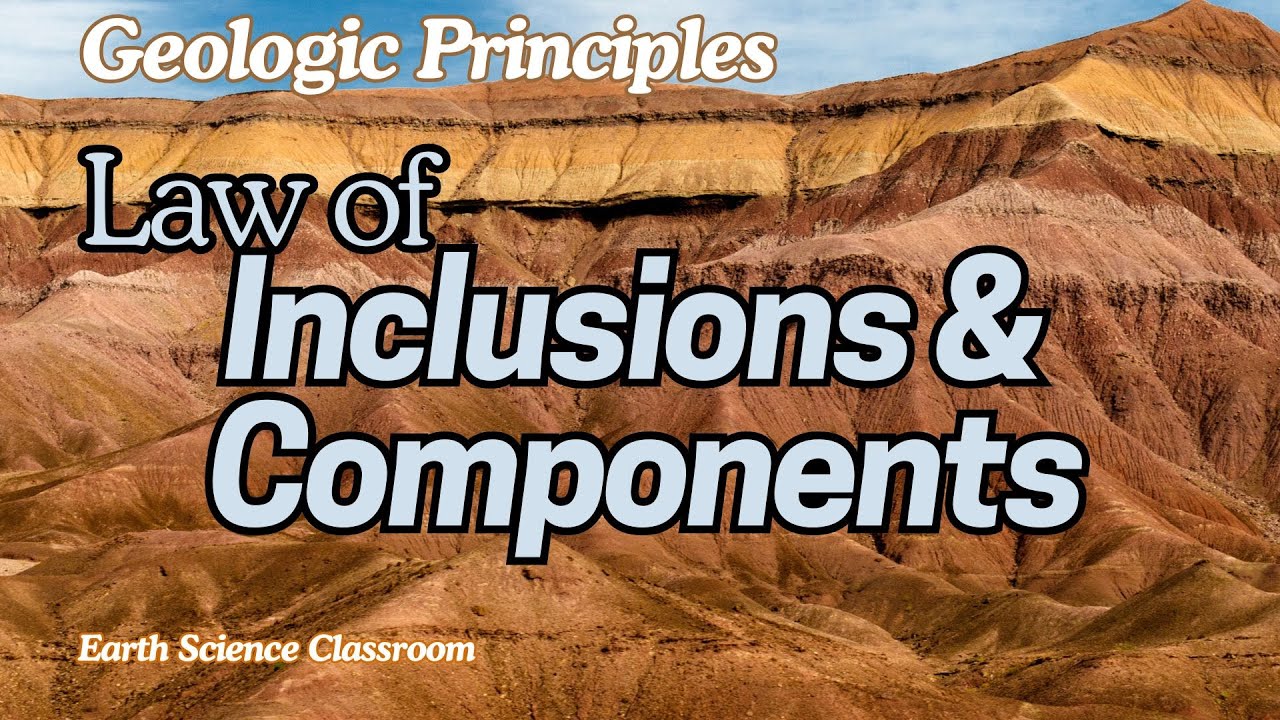 Geologic Principles: Law of Inclusions - YouTube