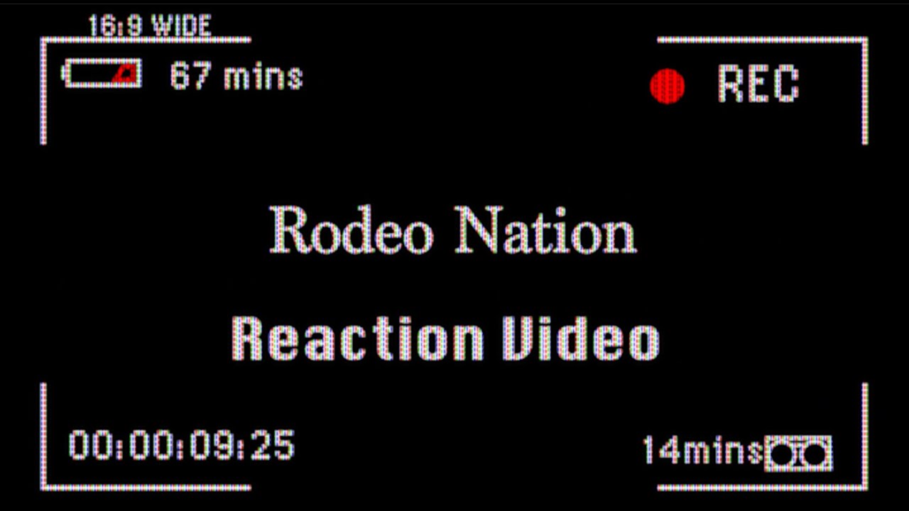 Rodeo Nation Reaction Video - YouTube