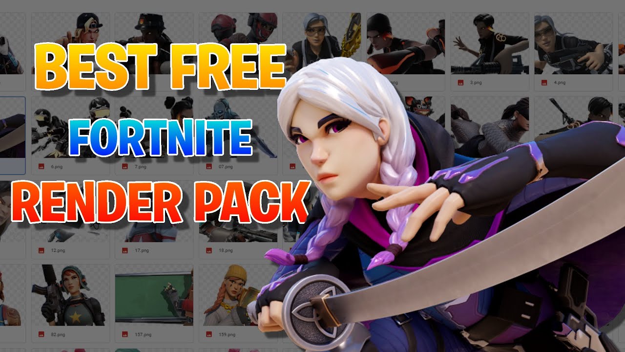 *BEST* Free Google Drive Fortnite Render Pack! 100+ RENDERS - YouTube