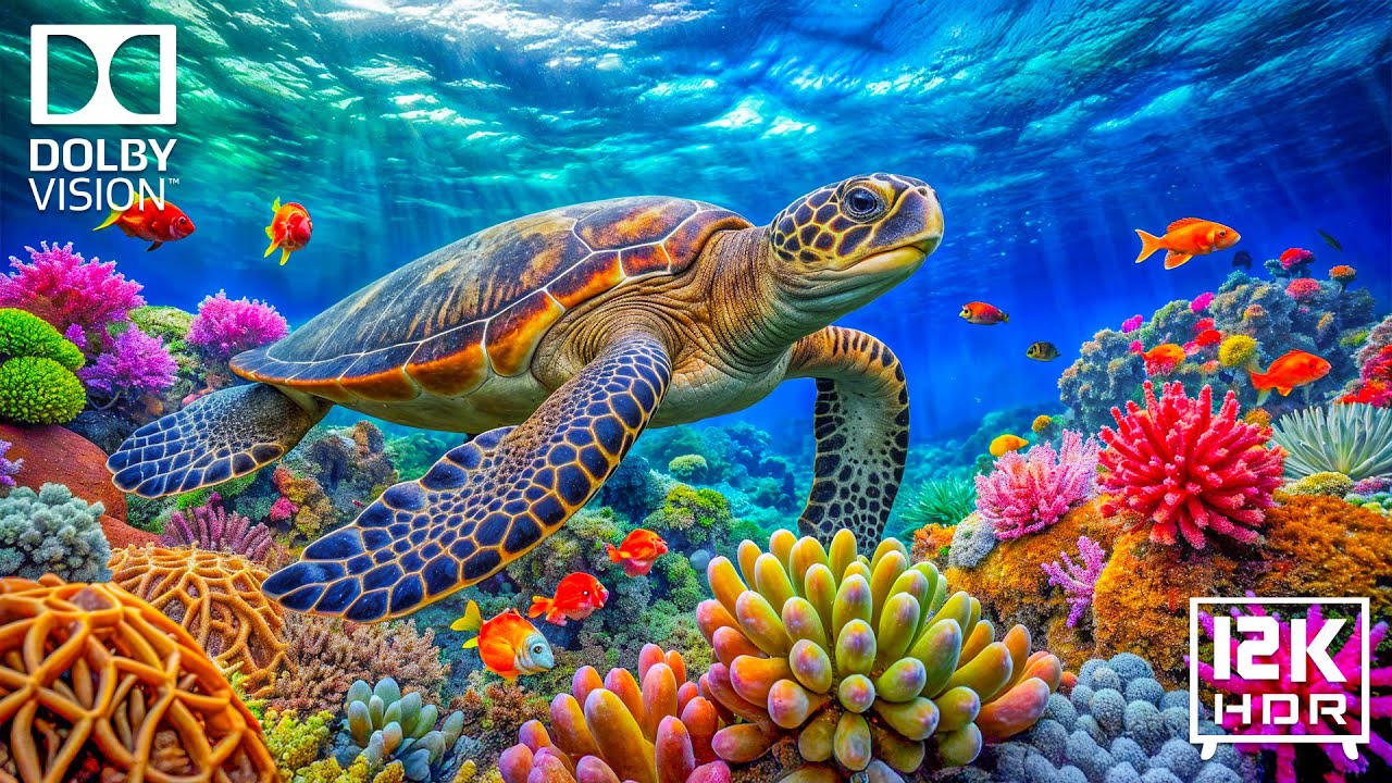 Gentle Ocean Sounds for Peaceful Meditation | Dolby Vision™ 12K HDR ...