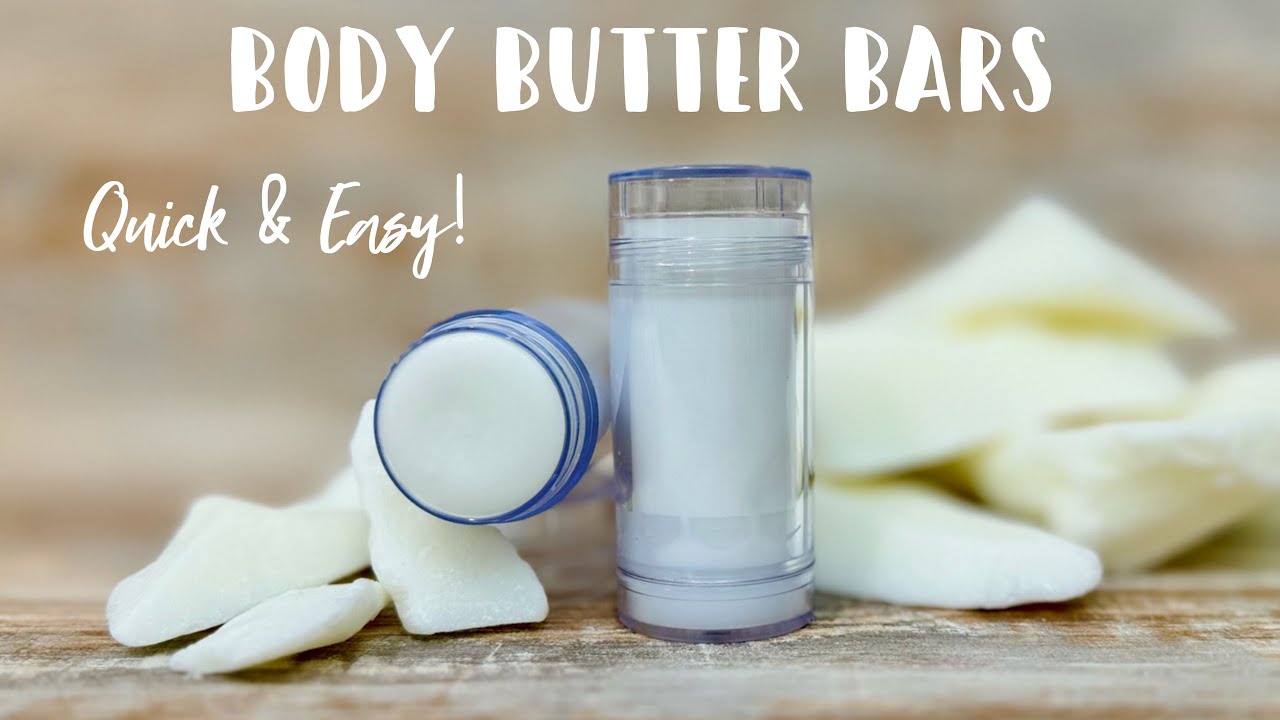 This is the BEST 2-Ingredient Body Butter Bar Recipe - Quick & Easy ...