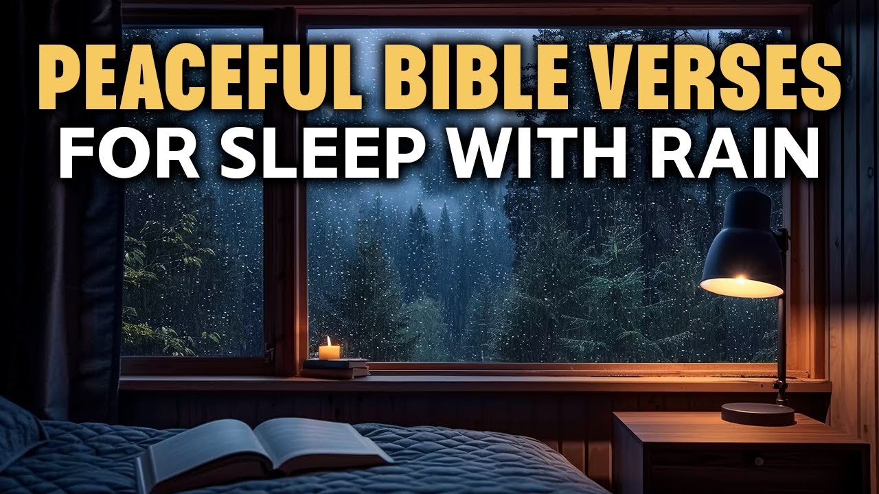 REST & SLEEP In God's PROTECTION. Peaceful and Anointed Bible Verses ...