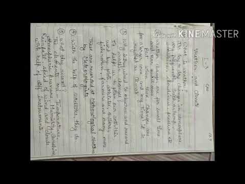 Icse geography class 7 lesson 3 WEATHER AND CLIMATE - YouTube