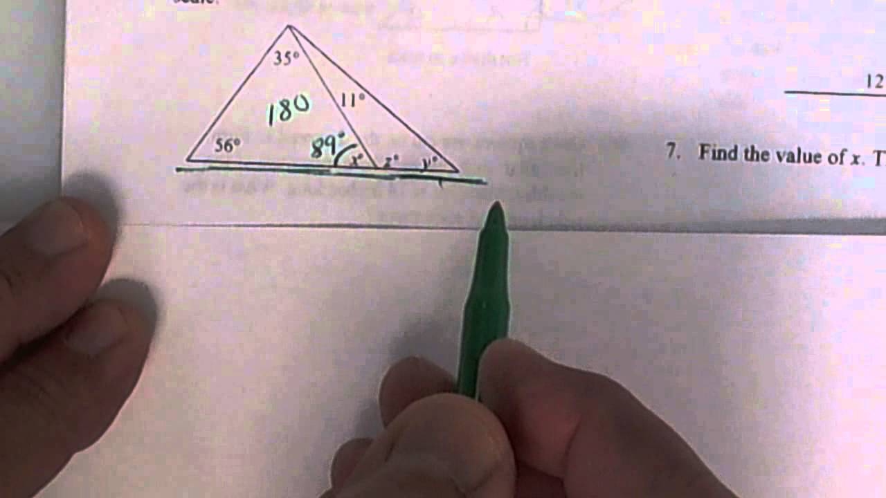 11 6 Geometry Practice Test ch 5 - YouTube