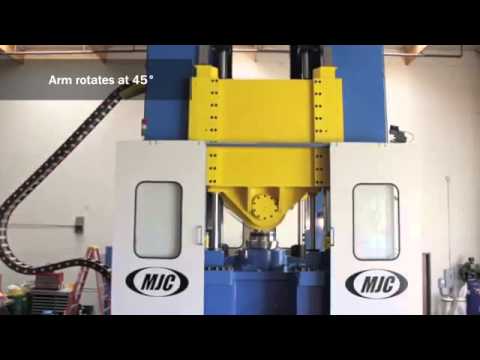 4 Axis Rotary Forging Machine by MJC Engineering - YouTube