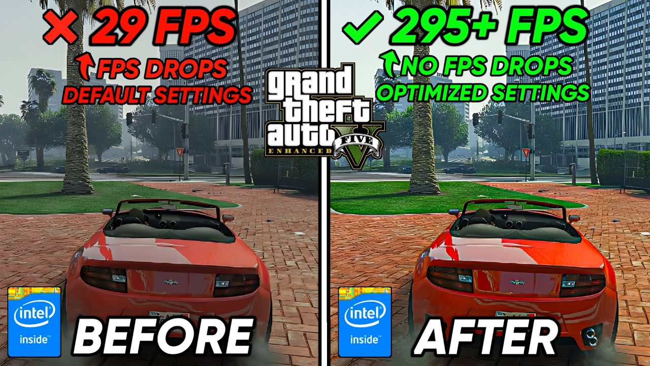 GTA V: Enhanced OPTIMIZATION Guide - BOOST FPS, Fix Lag & Fix FPS Drops on ANY PC📈 / Best ...