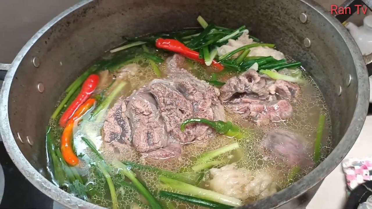 Bulalo beef (Ran Tv Style) - YouTube