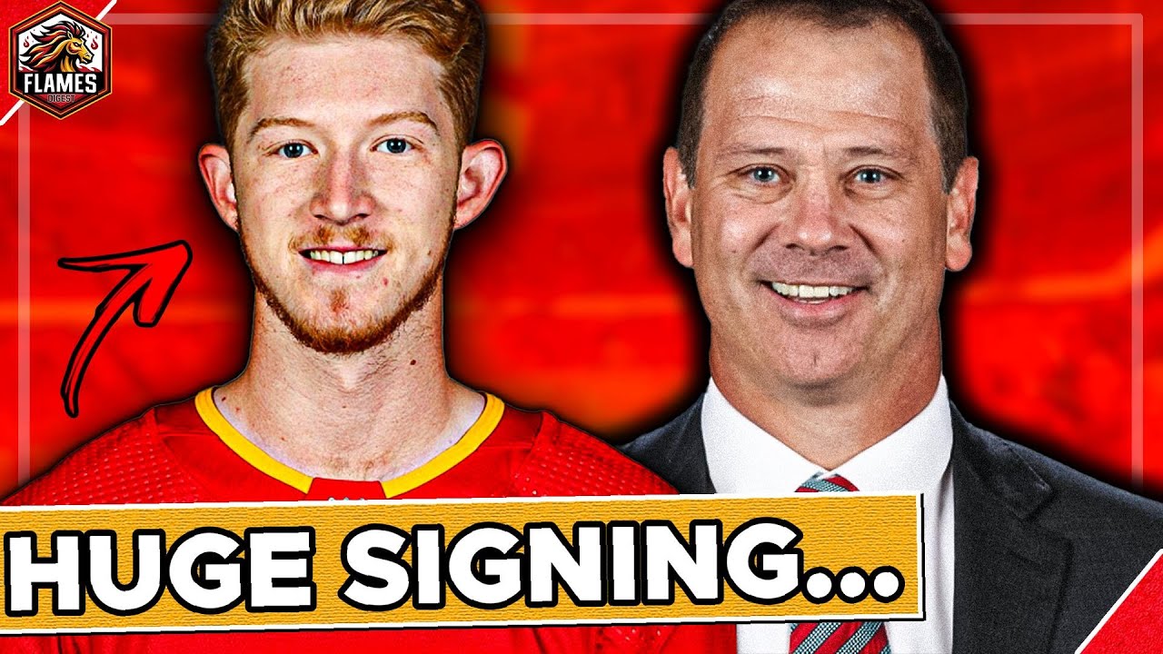 Flames make MASSIVE signing… - YouTube