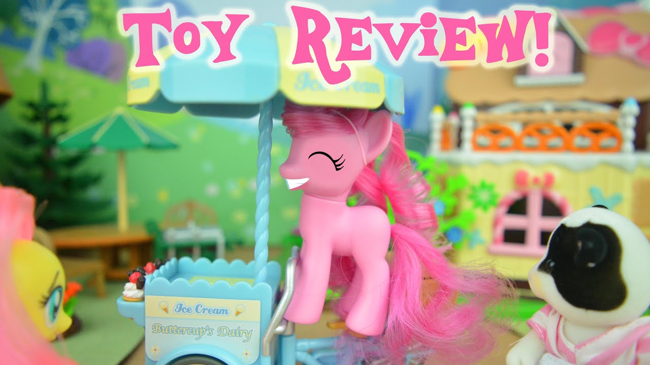 MLP Pinkie & Fluttershy Reviews! Sylvanian Families Ice-cream Cart ...