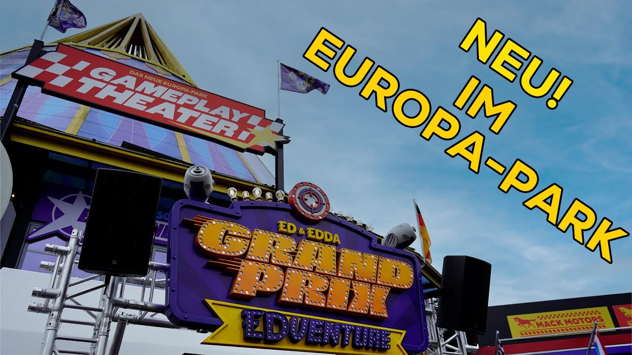 🏁 NEU im Europa Park Ed & Edda Grand Prix EDventure! 🚗 4K - YouTube