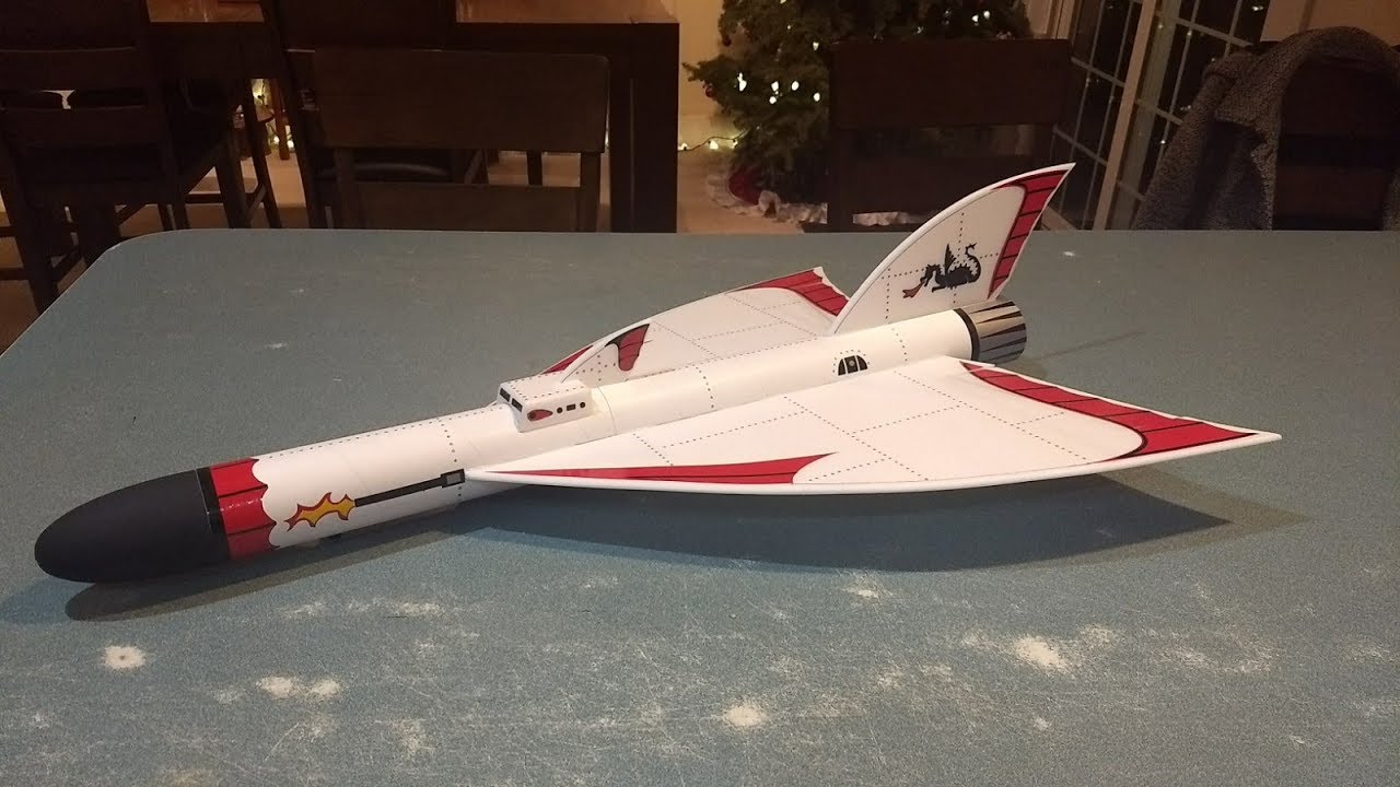 Dragonship 7 RC Rocket Glider - YouTube