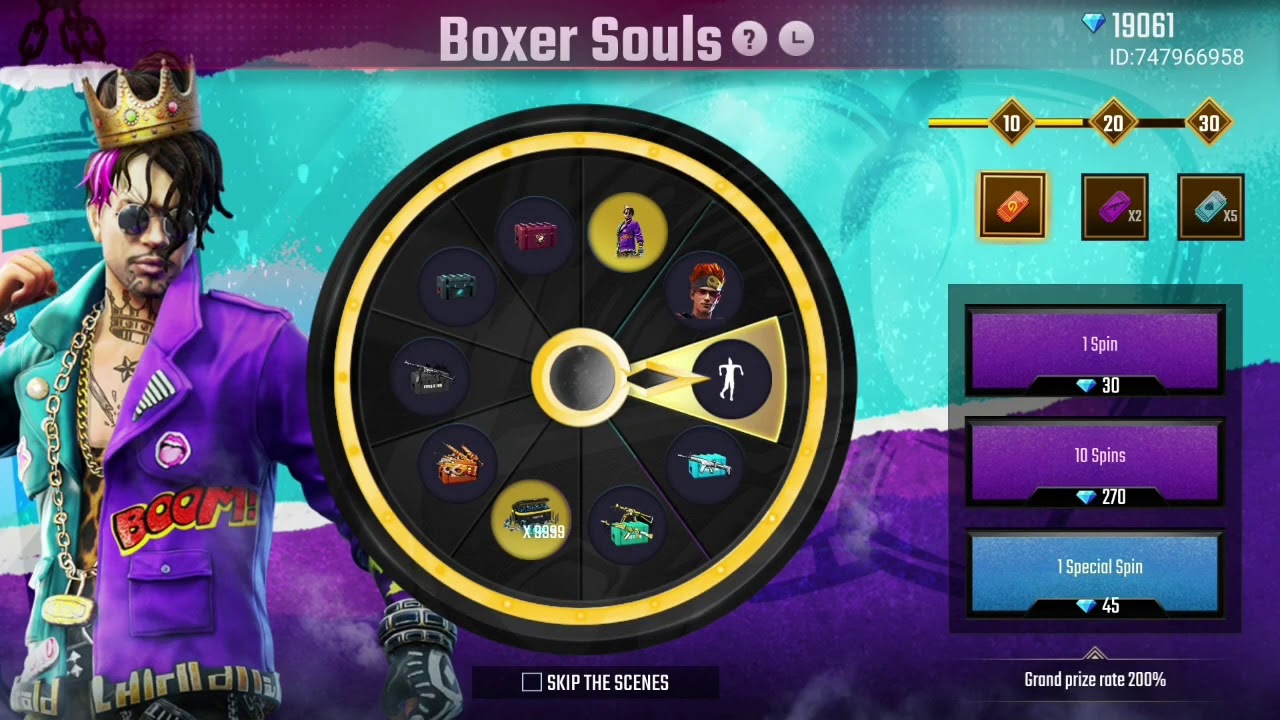 FREE FIRE: BOXER SOULS فري فاير: شاهد كيف حصلت على حزمة البوكسر الجديدة ...