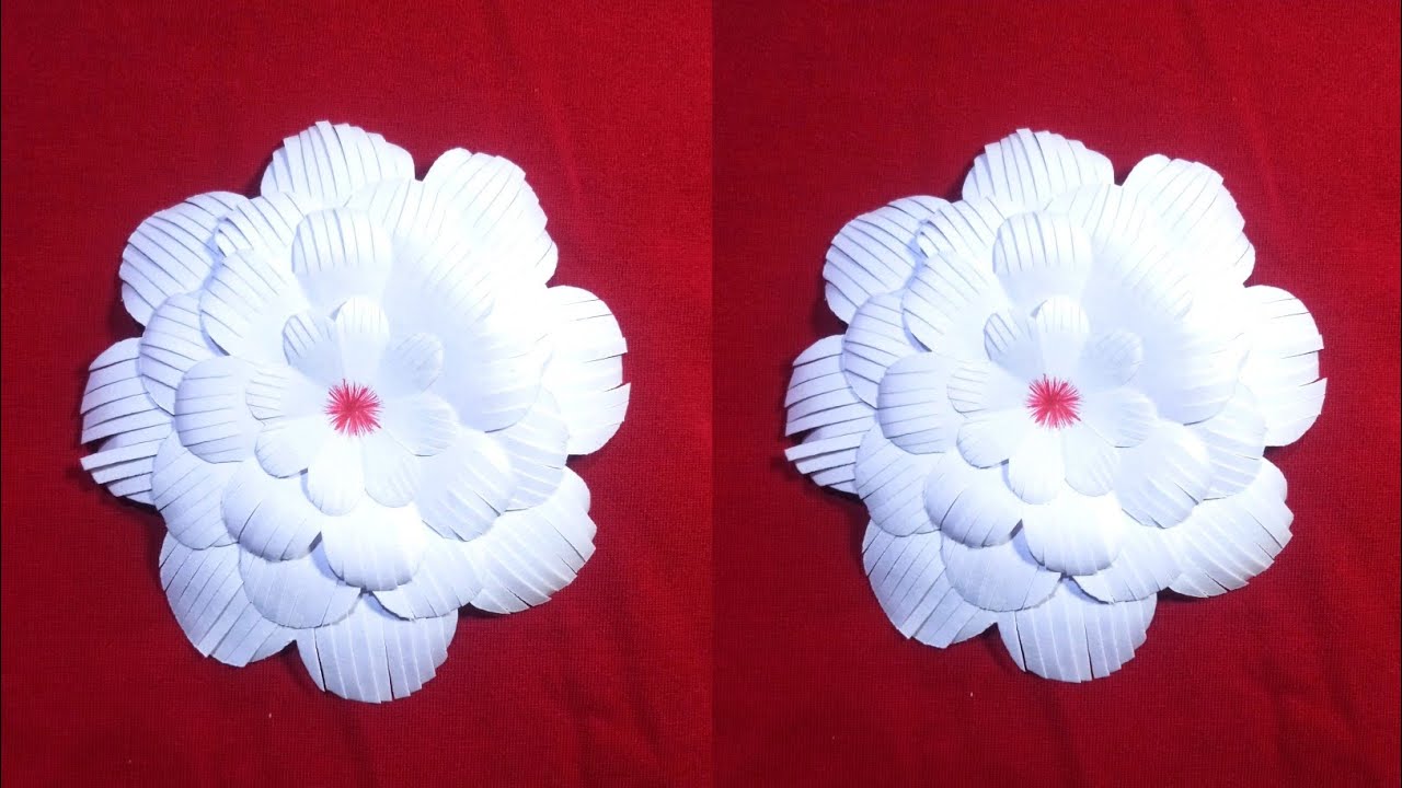 how to make Beautiful Paper Flower | Easy paper Flower | paper Flowers ...