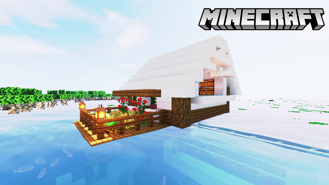 Survival Ocean Home With Underwater Entrance - [Minecraft Fantasy ...