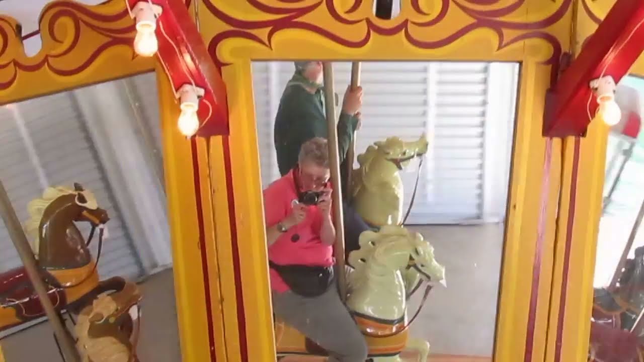 C.W. Parker Carousel Ride-Waterloo, Wisconsin - YouTube