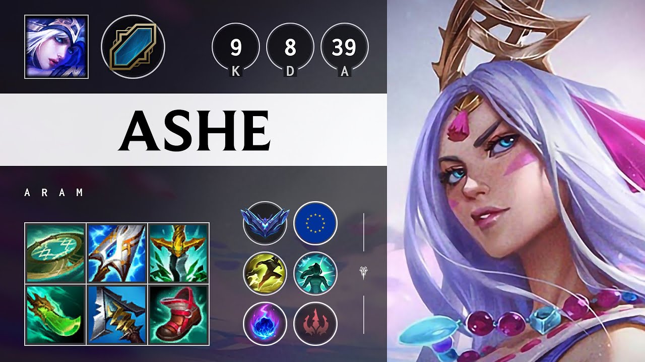 Ashe ARAM - EUW Diamond Patch 25.13 - YouTube