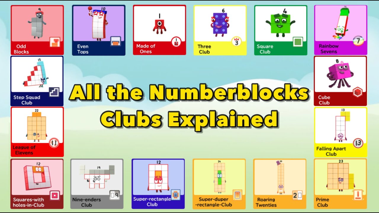 All the Numberblocks Clubs Explained - YouTube
