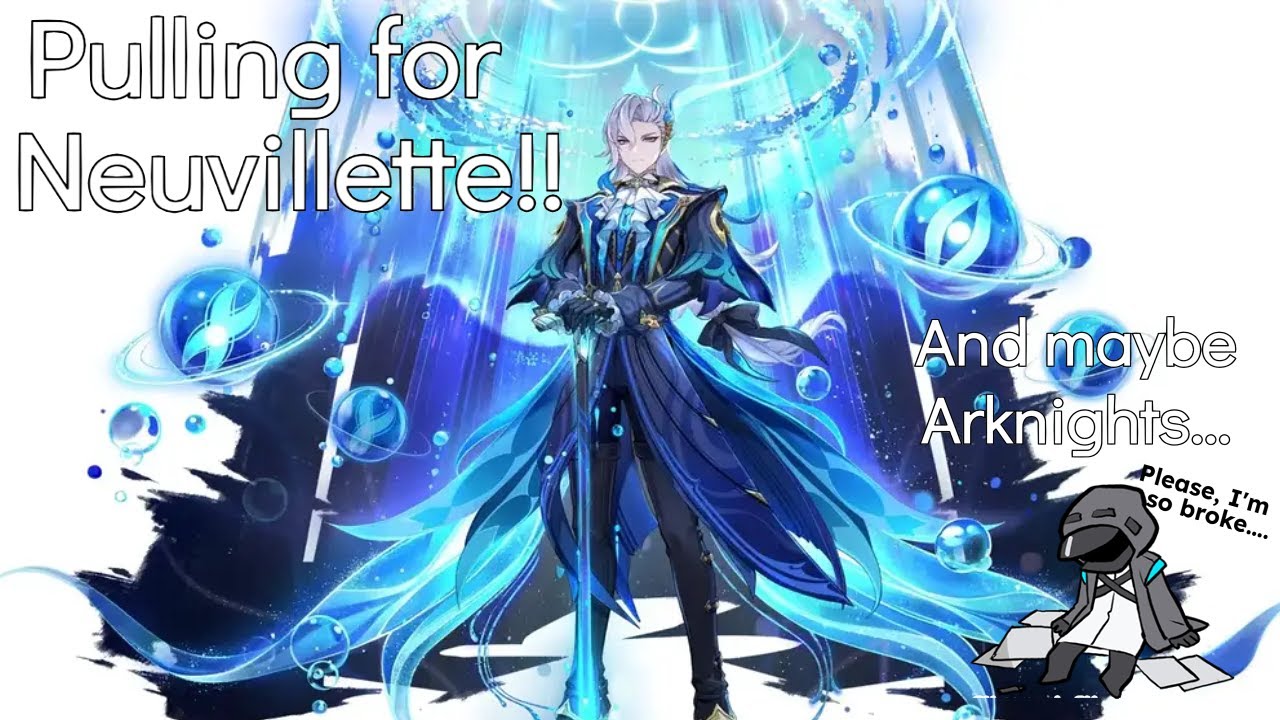 [Genshin Impact] Pulling for Neuvillette and his weapon!! + play ...