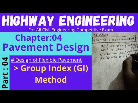 Group Index Method | Design of Flexible Pavement | Pavement Design ...