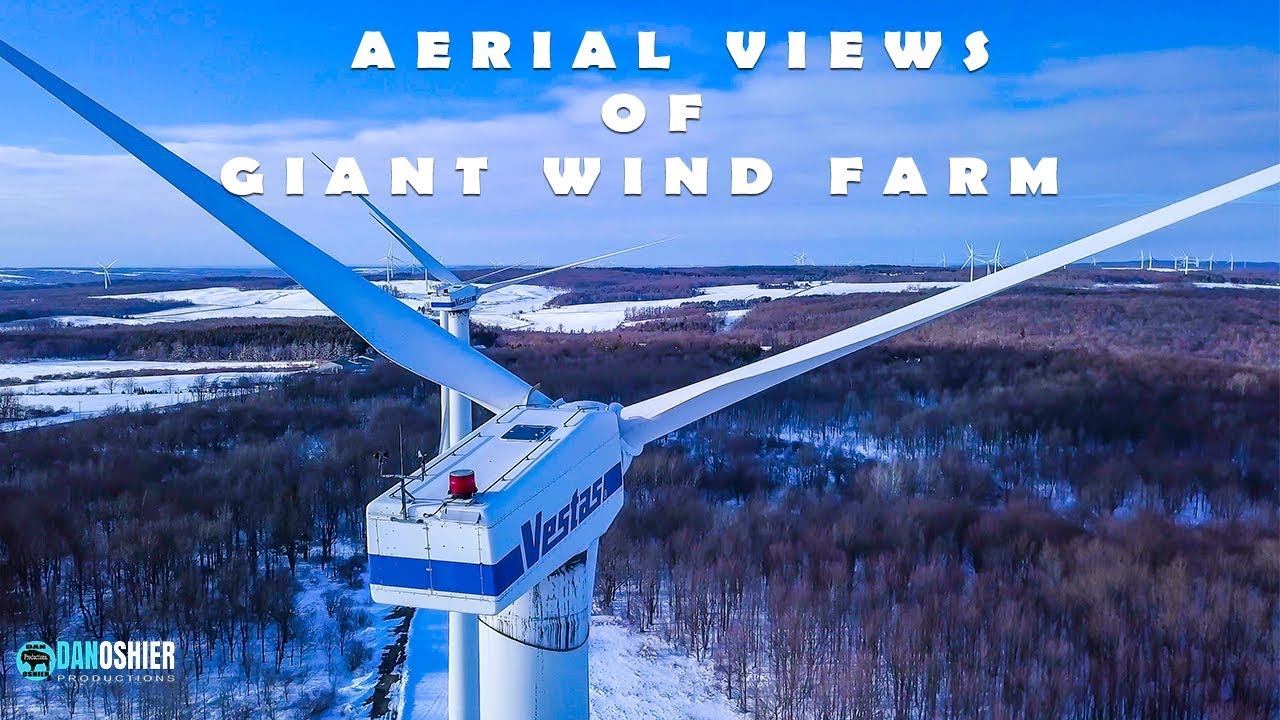 Drone Aerial Inspection of Wind Farm | Buffalo, New York - YouTube