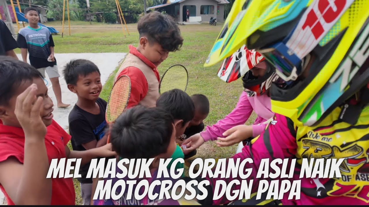 Gaban dan Mel berkongsi rezeki bersama anak2 oramg asli Sg kelubi - YouTube