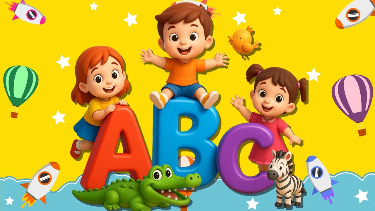 🎉Alphabet Learning for Kids🔠 | ABCD Song & Phonics🎶 | Story Time for ...