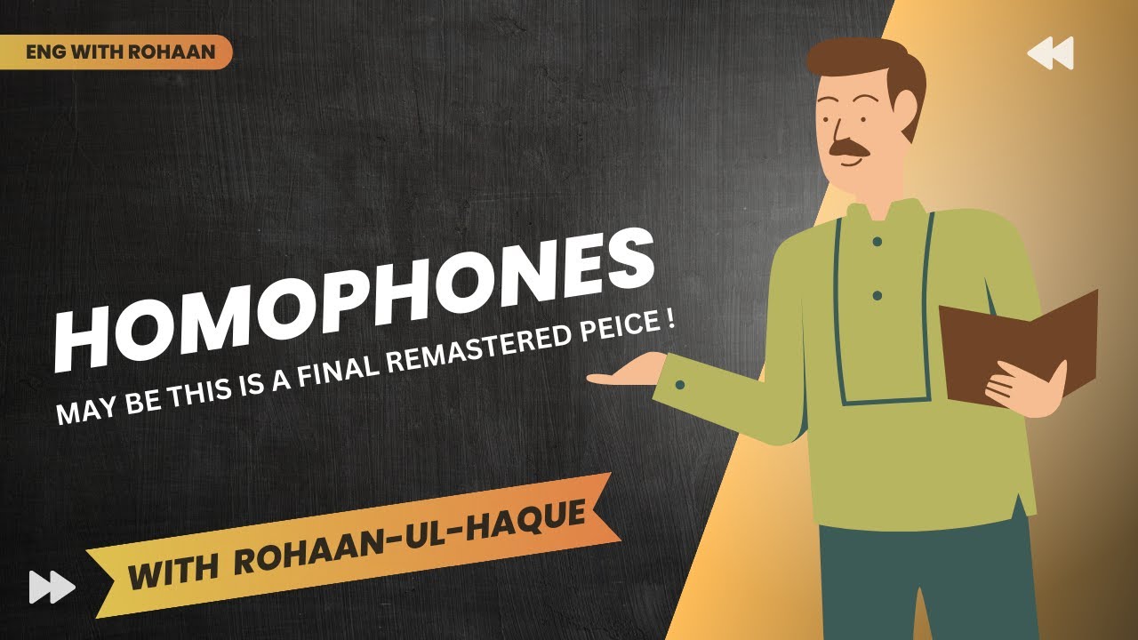 What are Homophones? | Academic English | Complete Lecture - YouTube