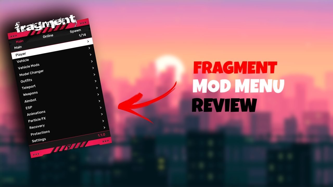 FRAGMENT MOD MENU SHOWCASE (RECOVERY)(UNDETECTED) - YouTube