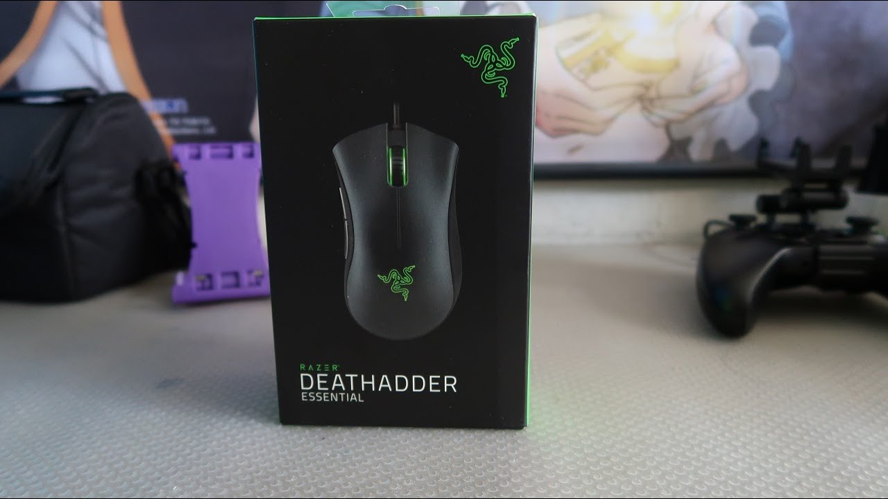 Razer DeathAdder Essential Gaming Mouse Box Opening - YouTube