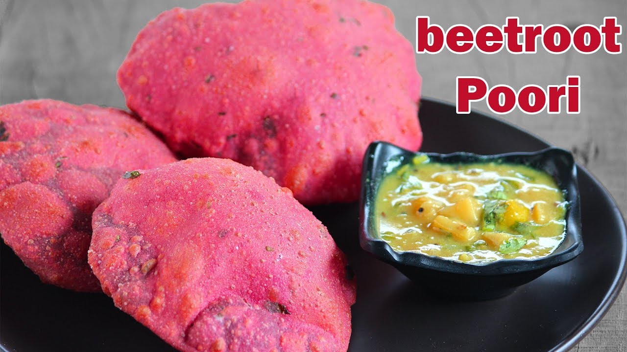 BeetRoot Poori Recipe - YouTube