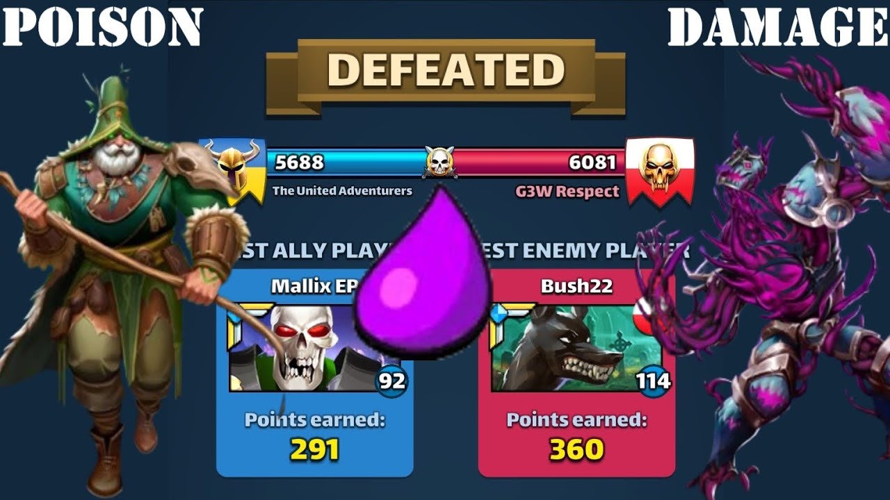 My New Poison Team Did Really Well! | Empires and Puzzles Alliance War ...