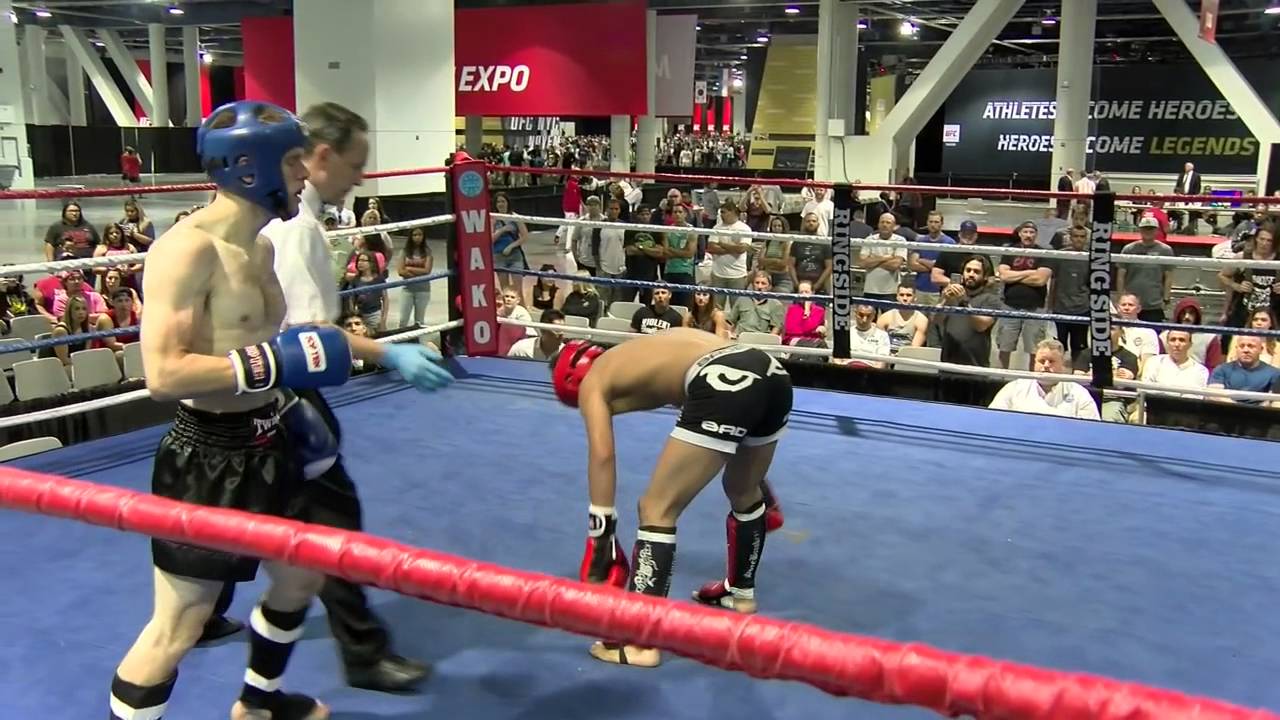 Adam Jensen v David Martinez Aleves WAKO North American Open 2016 - YouTube
