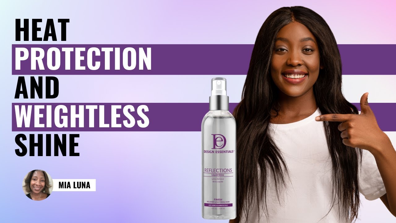 Design Essentials Liquid Shine Spray Review: Transform Your Hair! - YouTube