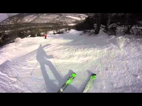 Skiing Goat at Stowe - YouTube