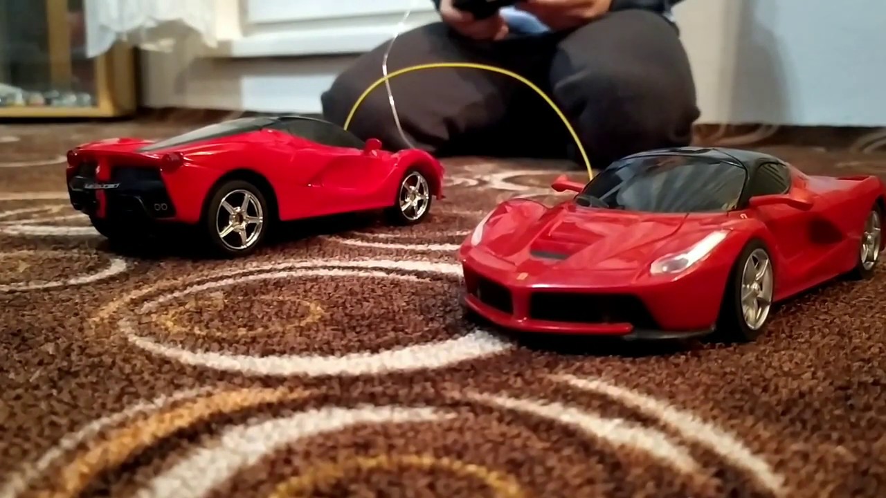 2 x RC models Ferrari LaFerrari - YouTube