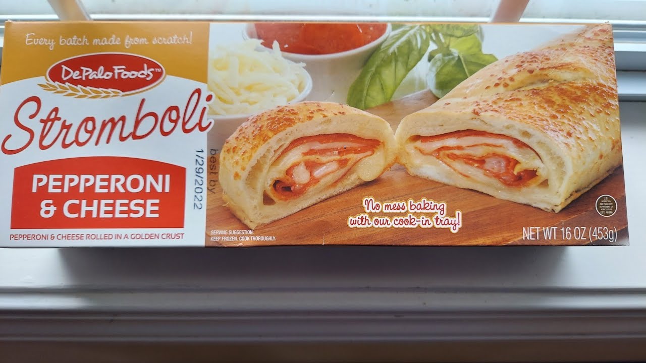 pepperoni & cheese Stromboli ,by depalo foods - YouTube