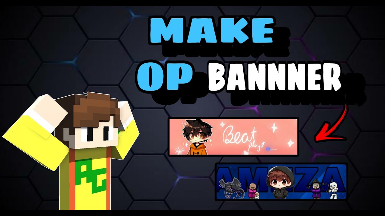 How to make attractive gaming minecraft banners 🤩 In just 2 mins 🔥 (Don ...