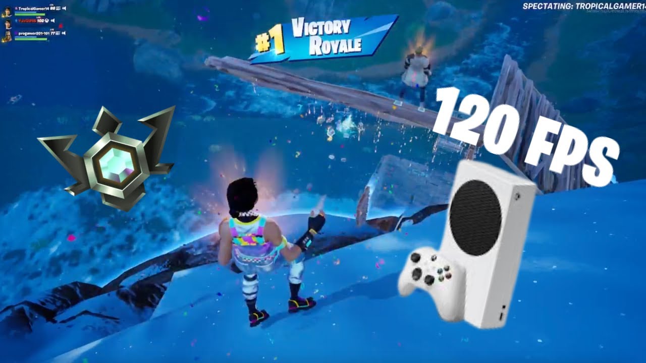 Xbox Series S 120 FPS Gameplay | Fortnite Ranked BR Elite Lobby | Ch5 ...