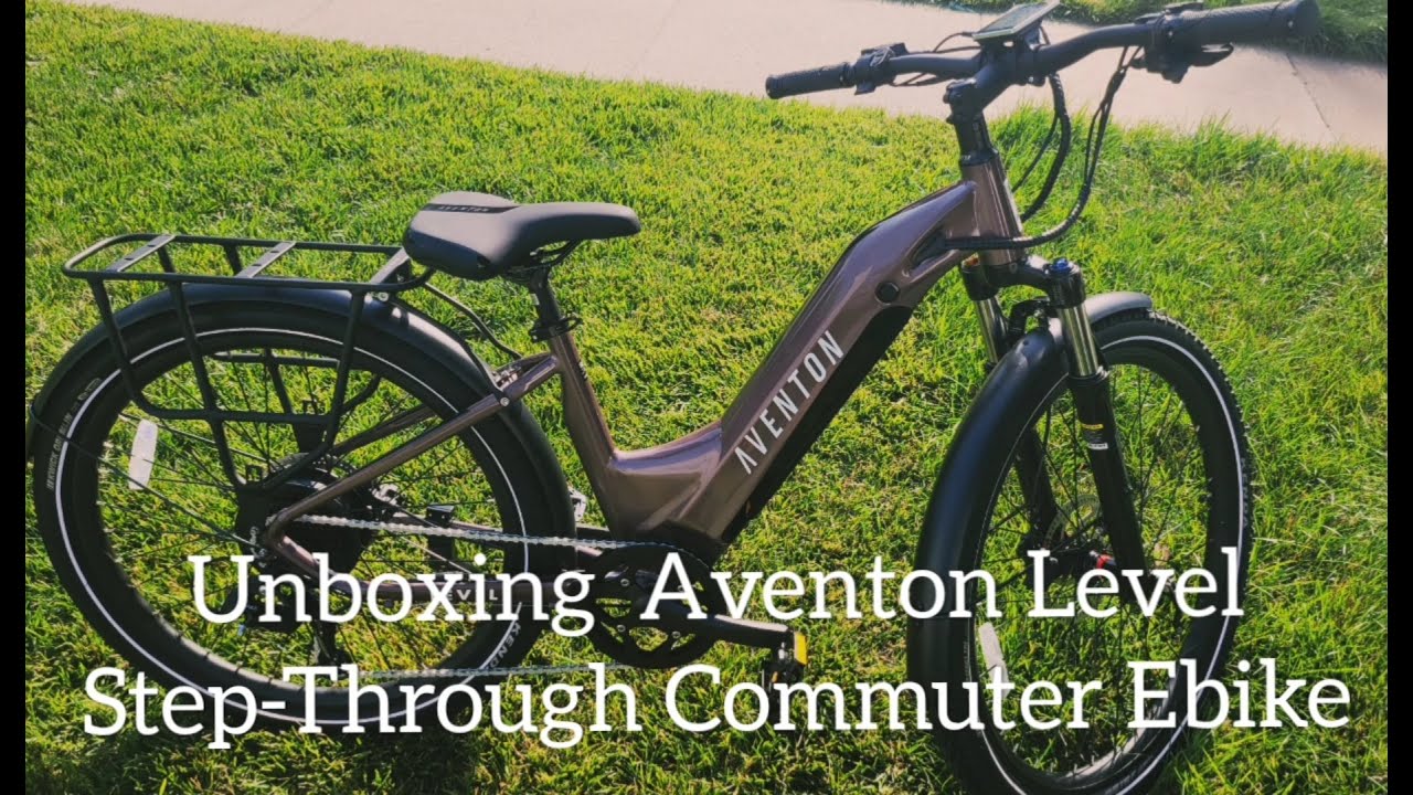 Unboxing Aventon Level Step-Through Commuter Ebike 2021 - YouTube