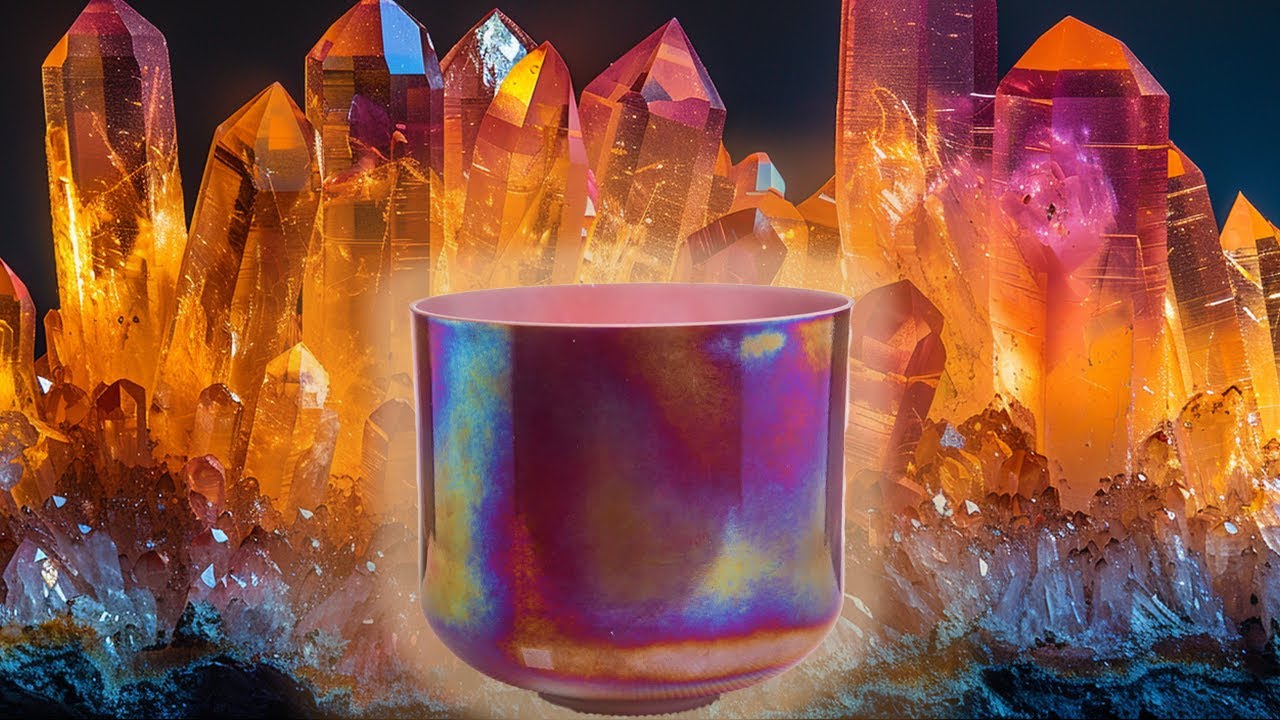 Healing Vibrations: Crystal Tones Ruby & Platinum Singing Bowl - YouTube