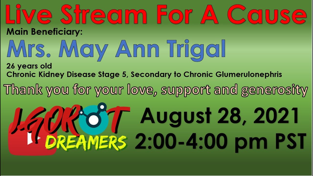 LIVE STREAM FOR A CAUSE - YouTube