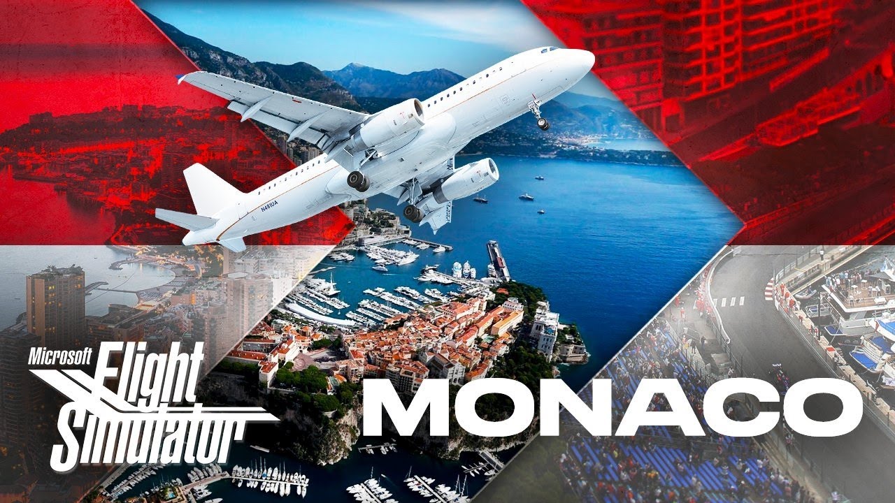 FLYING TO MONACO - Microsoft Flight Simulator - YouTube