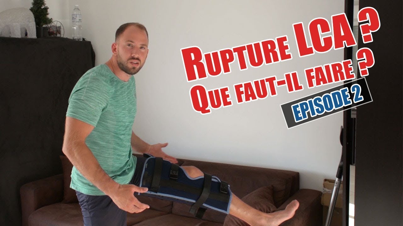 RUPTURE LCA - [ÉPISODE 2] QUE FAIRE APRÈS L'ACCIDENT ? (1 MOIS) - YouTube