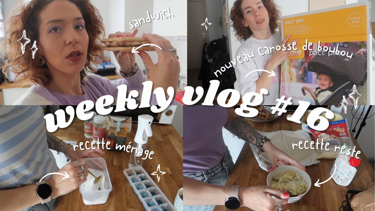 vlog 16 haul bébé, dégustabox, produits ménager maison, recette spécial ...